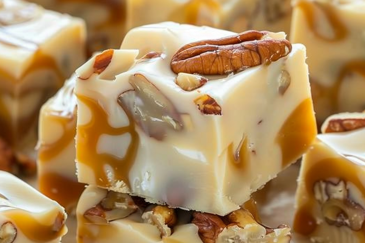 White Chocolate Caramel Pecan Fudge: A Decadent Treat
