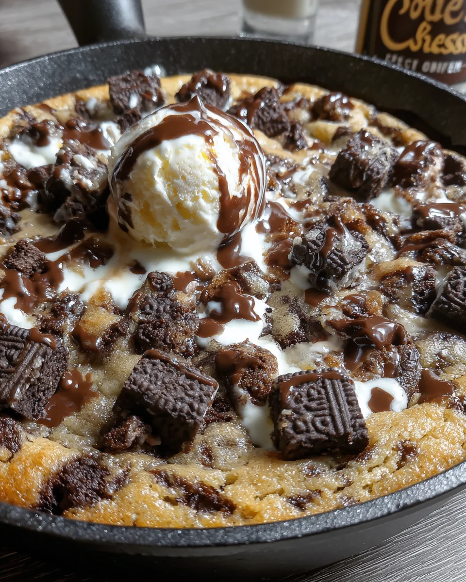 Cookies Cream Skillet Cookie - Cooking Taste