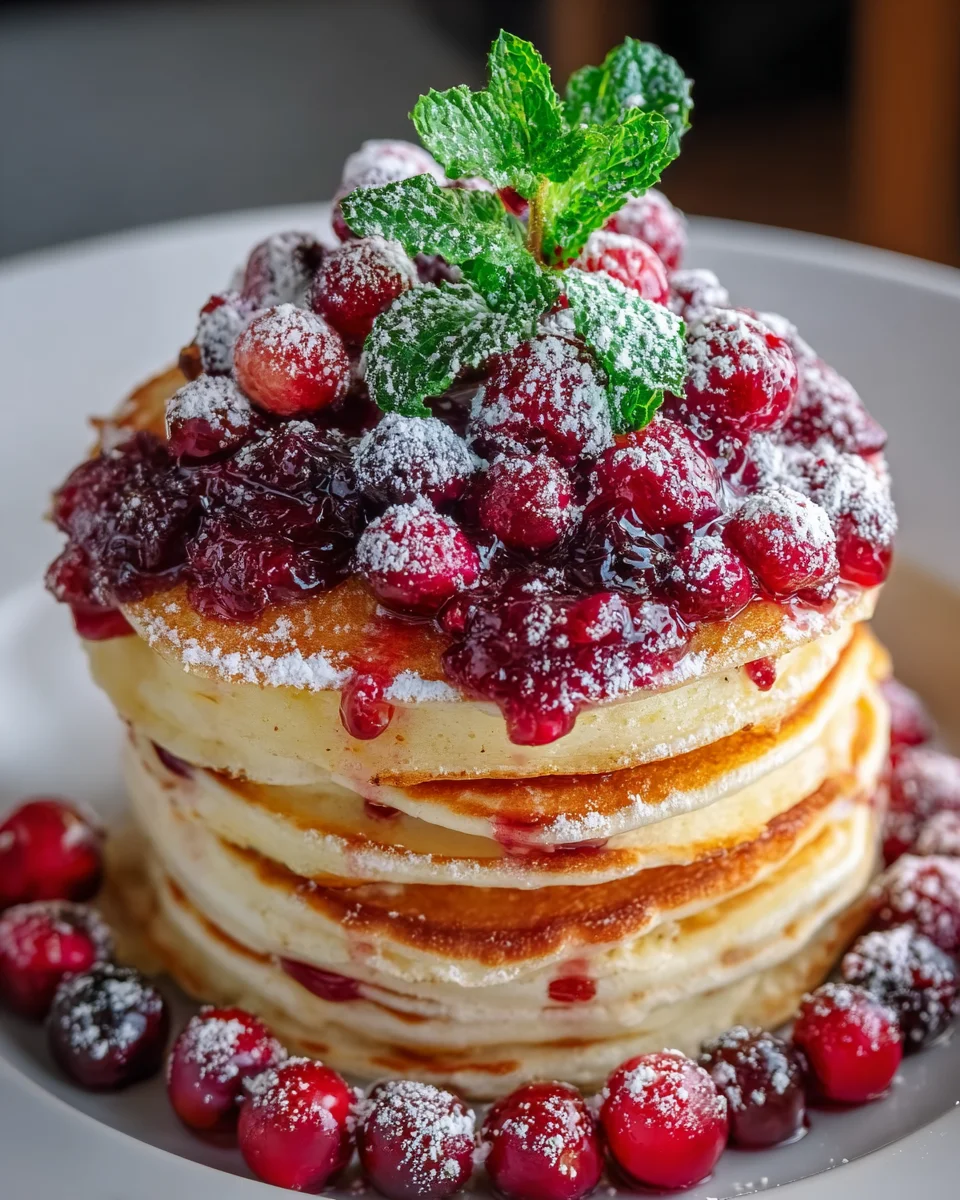 Pancake Stack Berry Holly - Cooking Taste