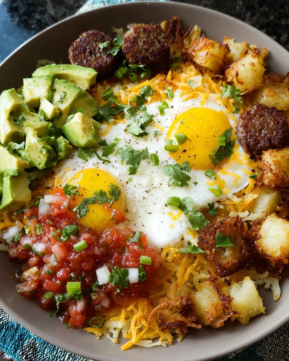 Sausage Hashbrown Breakfast Dish - Cooking Taste