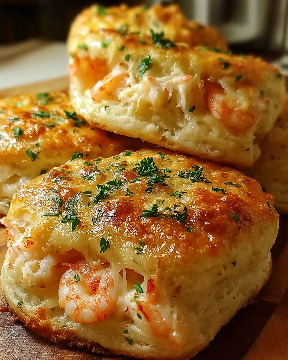 Savory Shrimp Crab Biscuit Melts - Cooking Taste